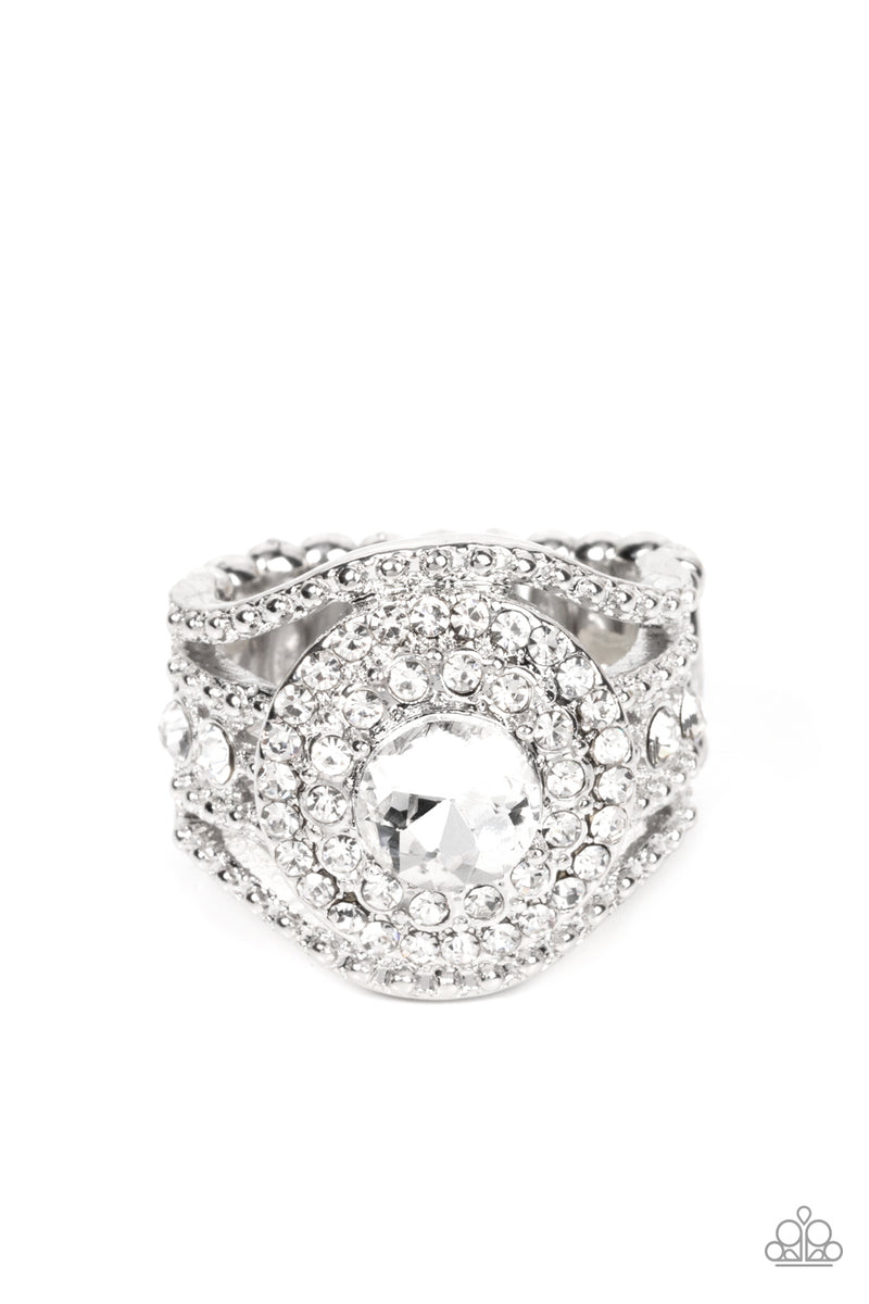 Understated Drama White Ring – Ericka C Wise, $5 Jewelry